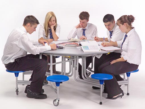 SICO Graduate Mobile Stool Table - Compass School Furniture